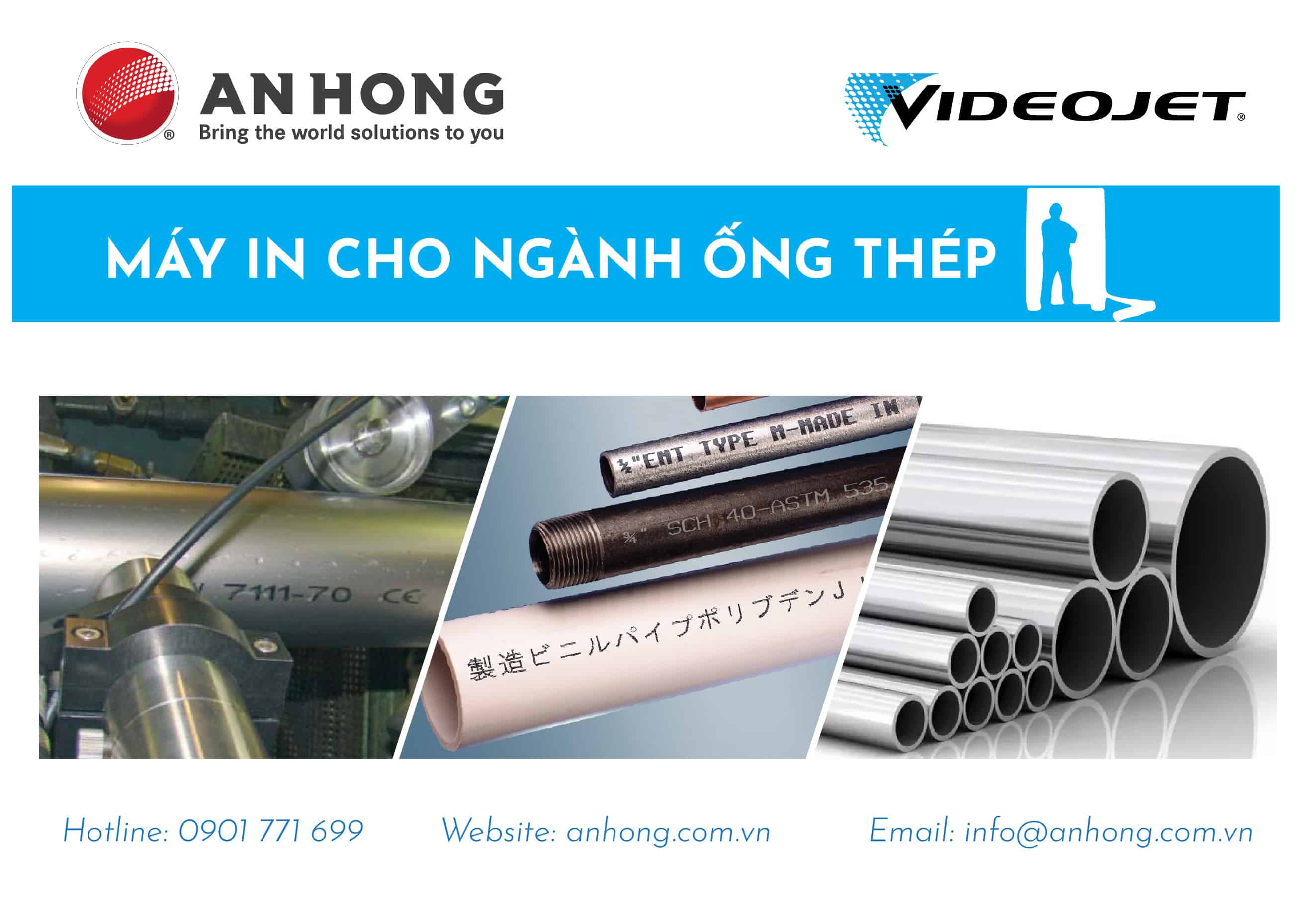 MÁY IN PHUN DATE CHO NGÀNH ỐNG THÉP | anhong.com