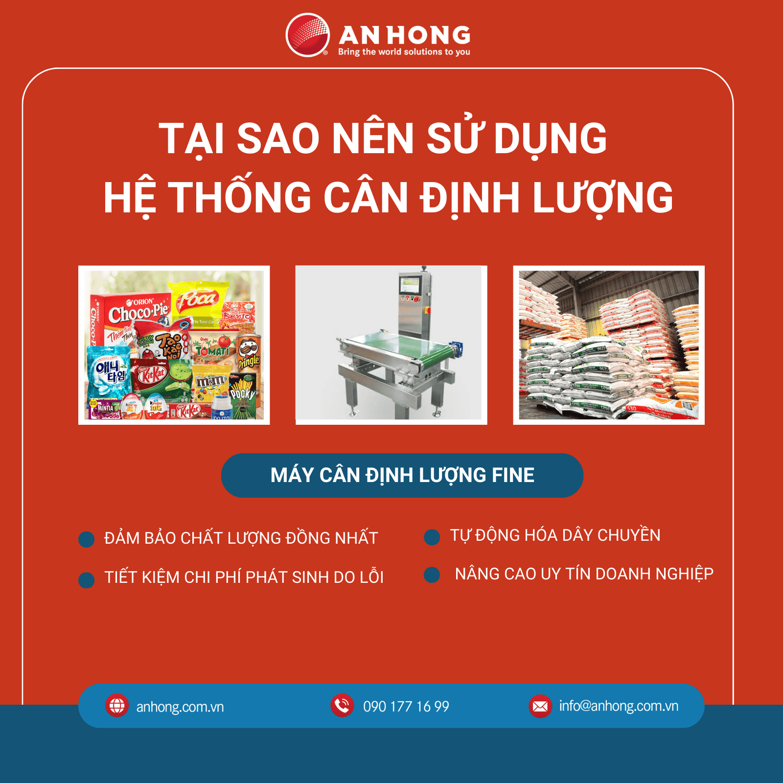 TẠI SAO CẦN SỬ DỤNG MÁY CÂN ĐỊNH LƯỢNG