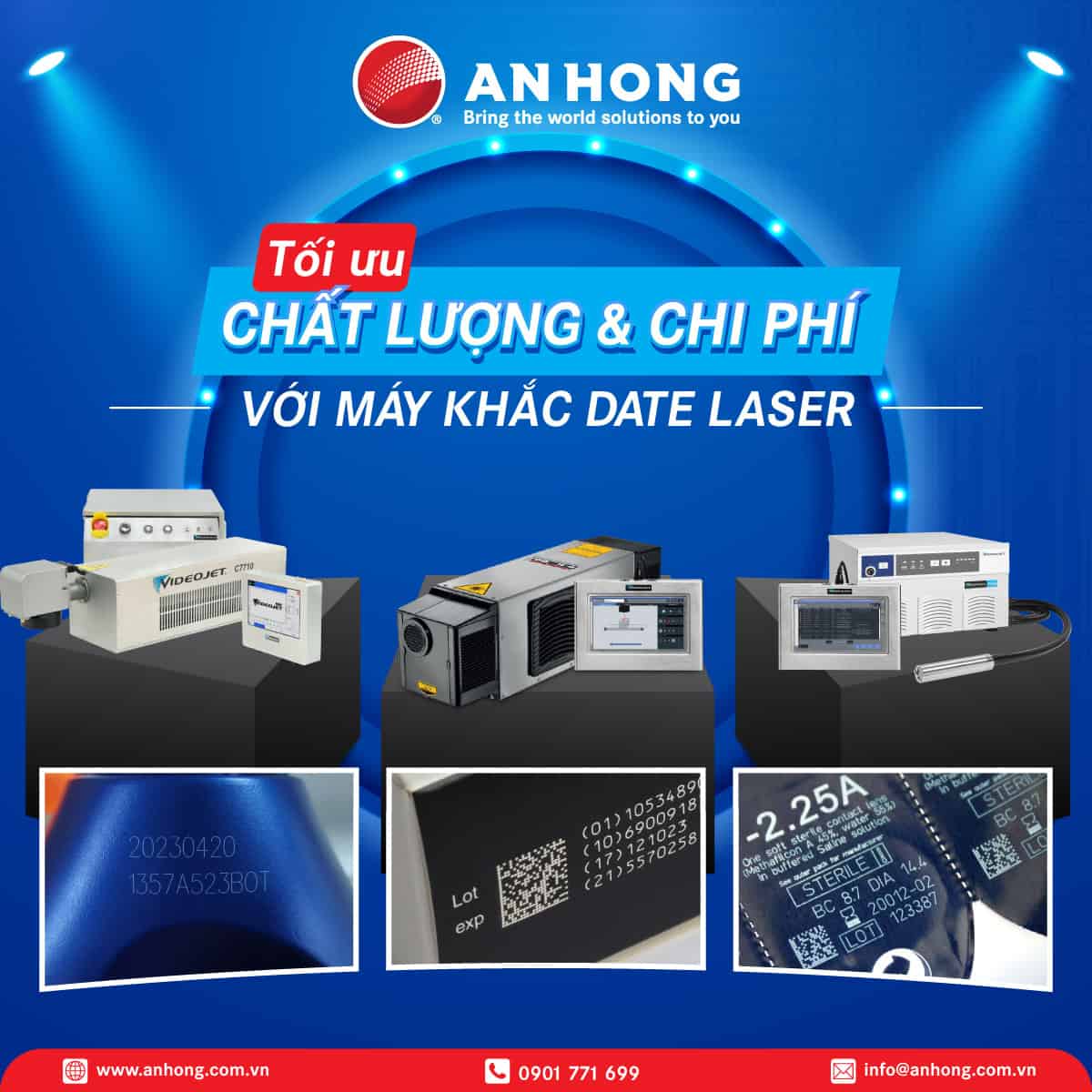 TỐI ƯU CHẤT LƯỢNG, CHI PHÍ VỚI MÁY KHẮC DATE LASER