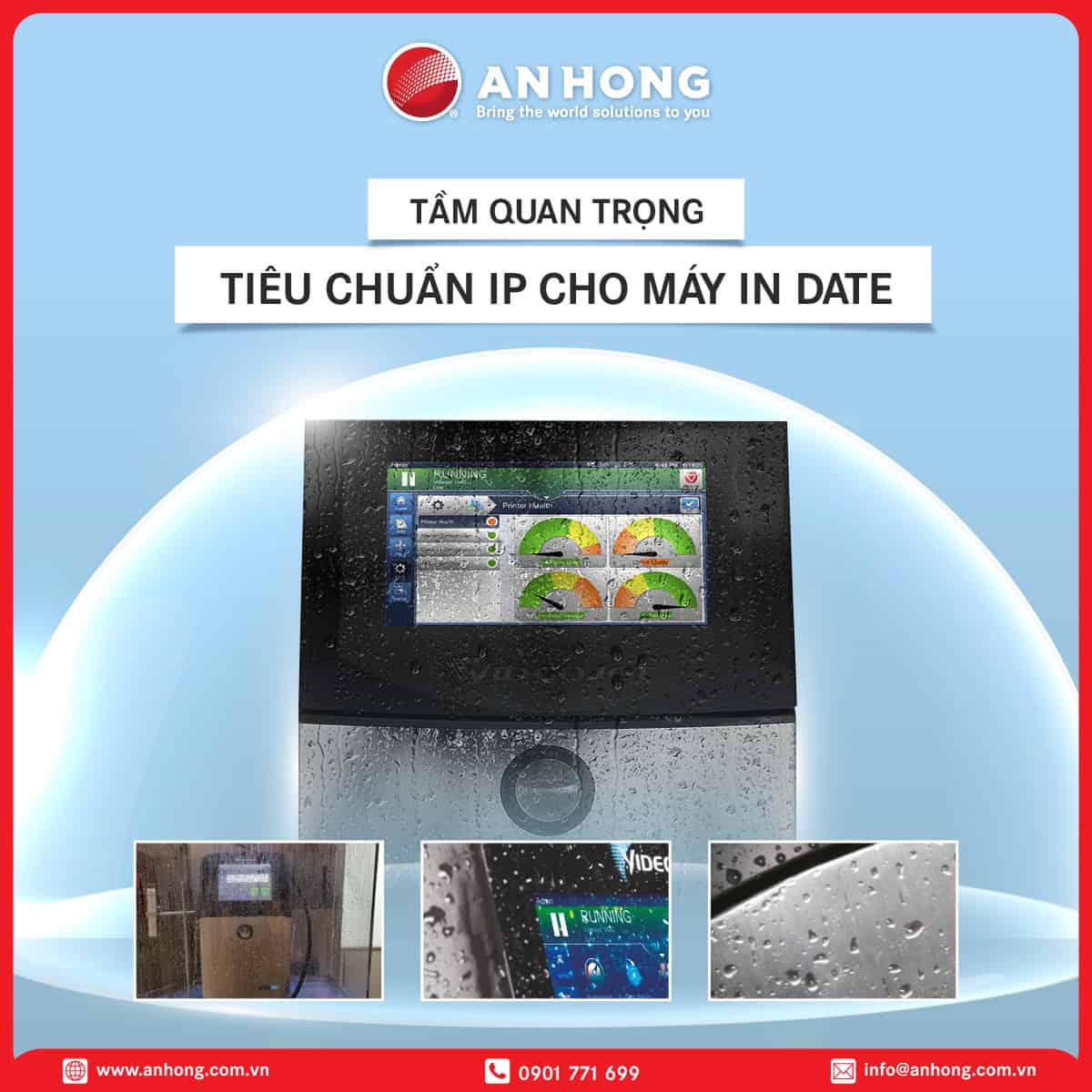 Tầm quan trọng của tiêu chuẩn IP cho máy in date