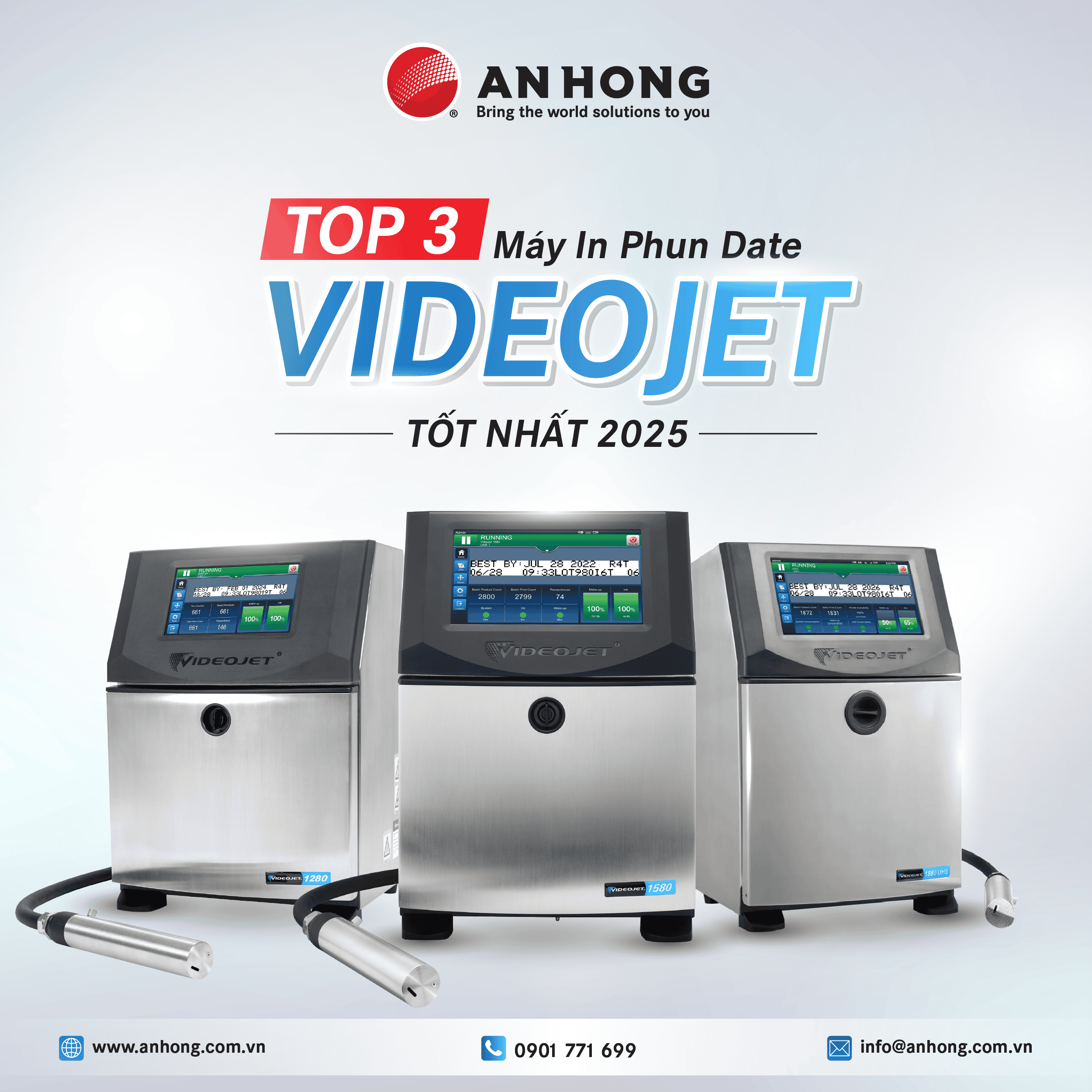 Top 3 Máy In Phun Date Công Nghiệp Tốt Nhất 2025