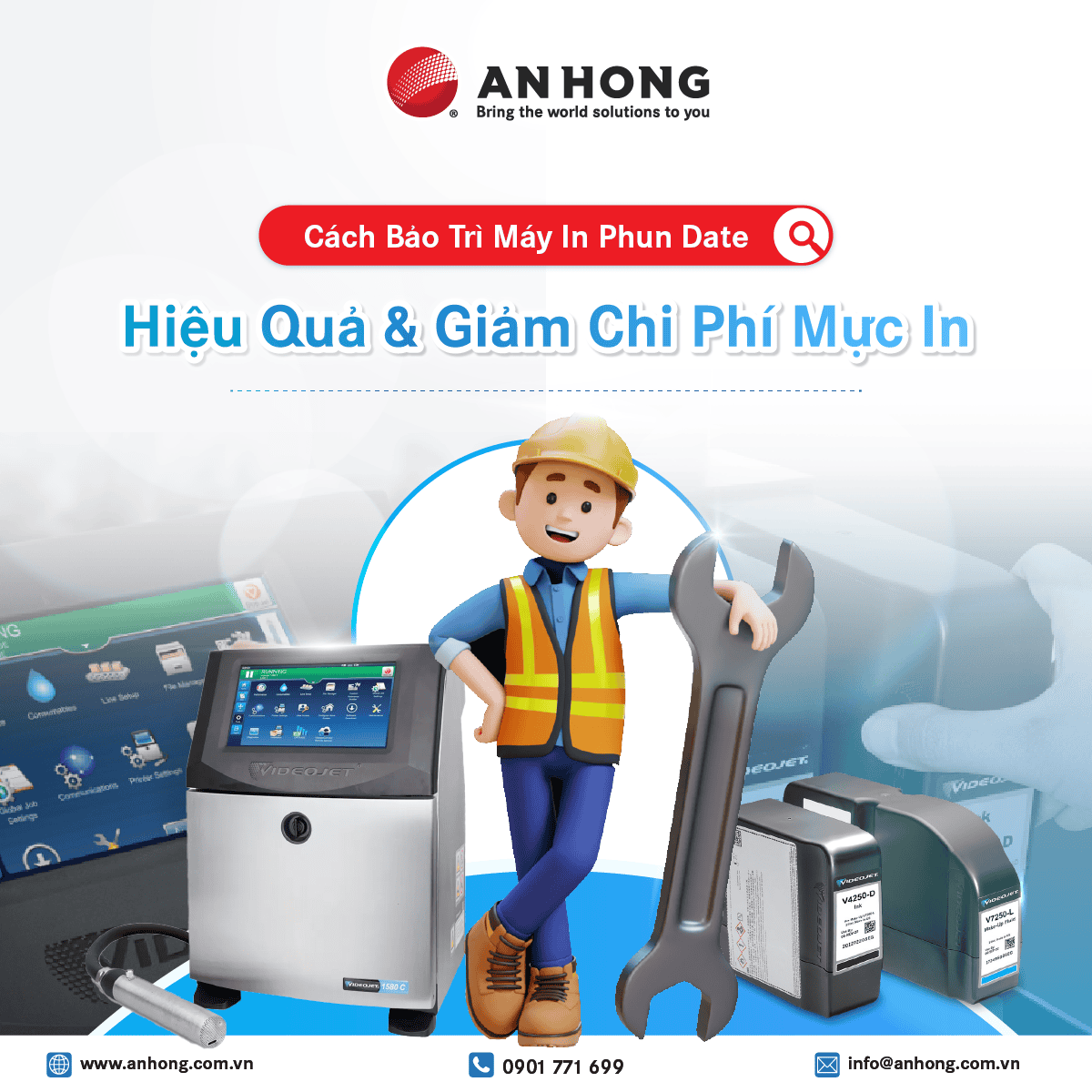 Cách Bảo Trì Máy In Phun Date Hiệu Quả, Giảm Chi Phí Mực In