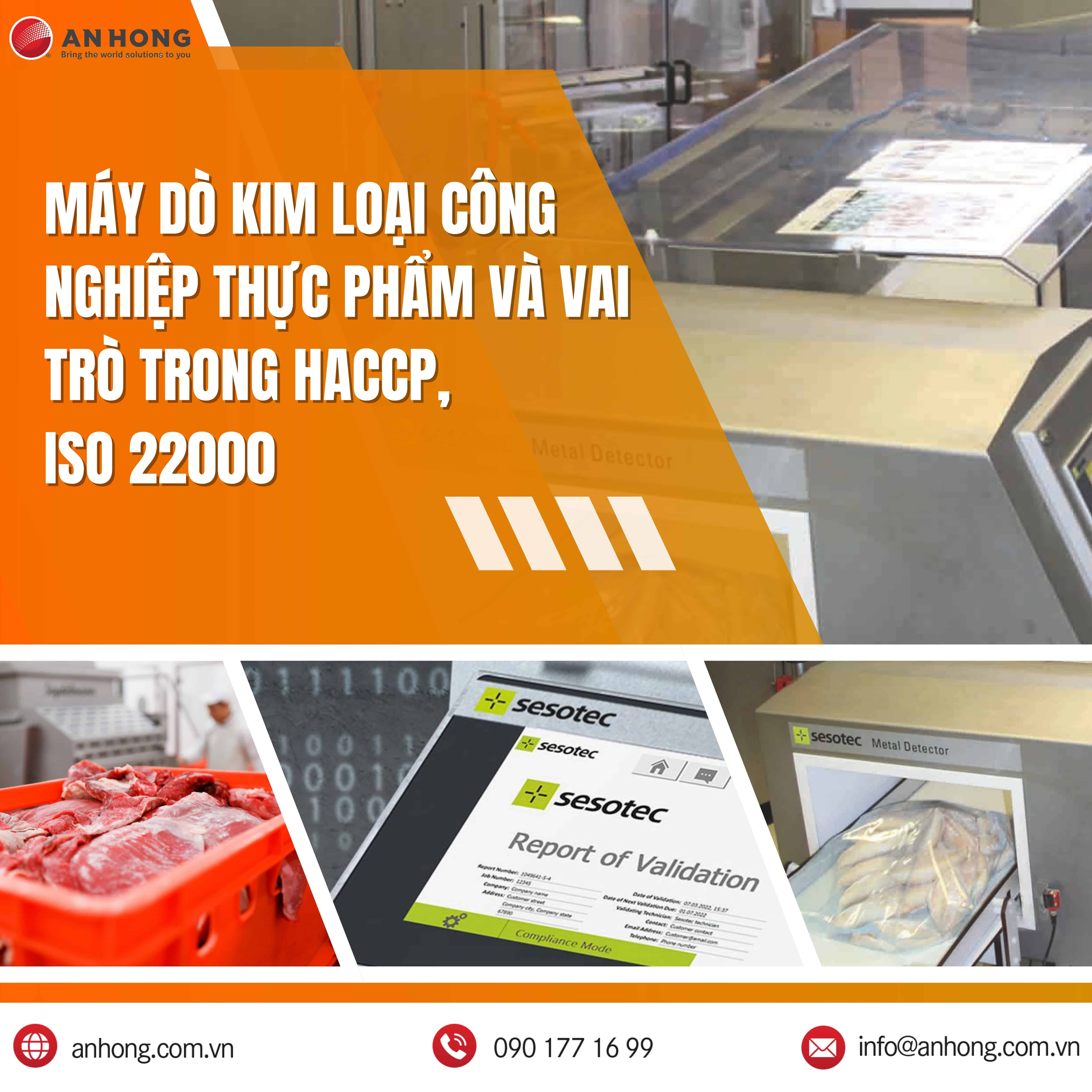 Máy Dò Kim Loại Công Nghiệp Thực Phẩm Và Vai Trò Trong HACCP, ISO 22000